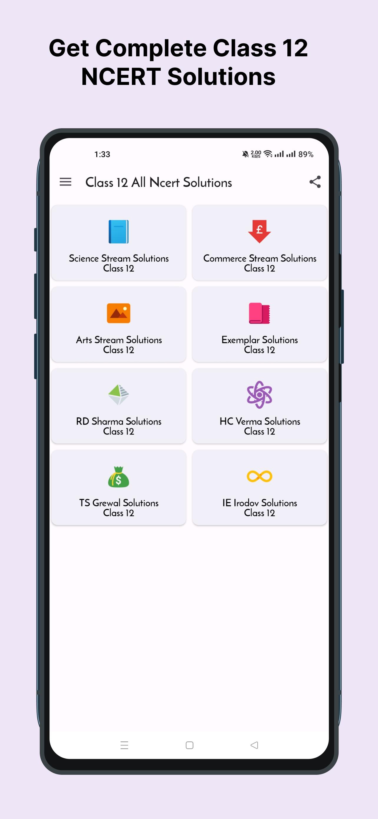 Descargar Class 12 NCERT Solutions APK para Android - Última Versión Descargar Class 12 NCERT Solutions APK para Android - Última Versión