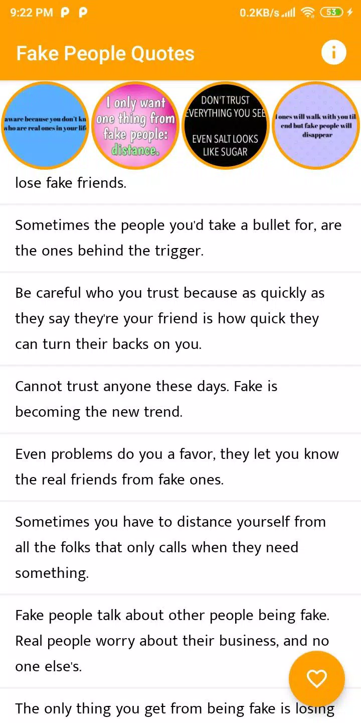 Fake People Sayings