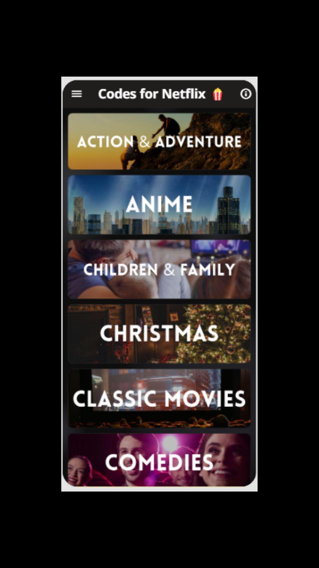 Netflix Secret Codes List APK for Android Download Netflix Secret Codes List APK for Android Download