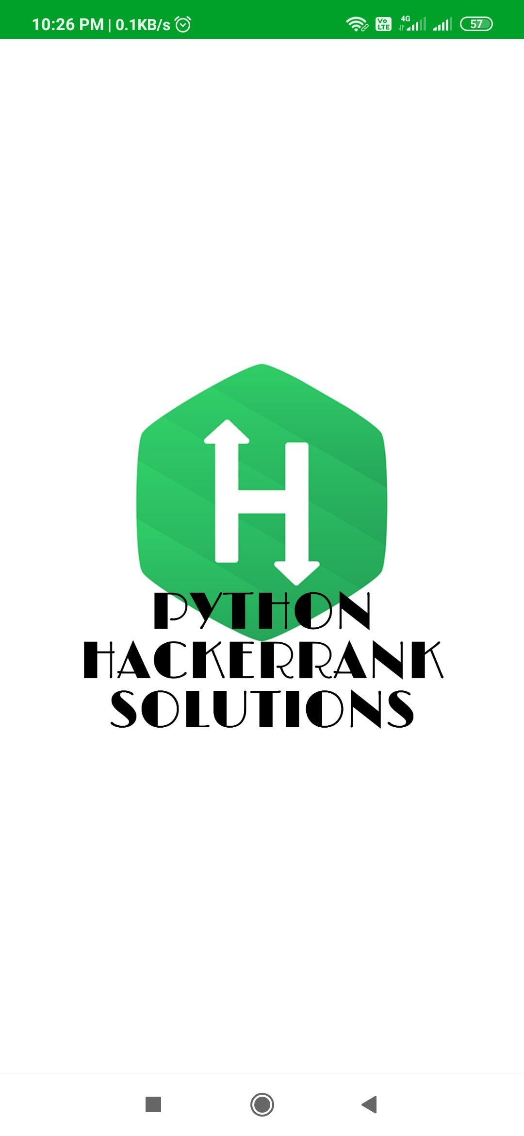 PYTHON HACKERRANK SOLUTIONS APK للاندرويد تنزيل PYTHON HACKERRANK SOLUTIONS APK للاندرويد تنزيل