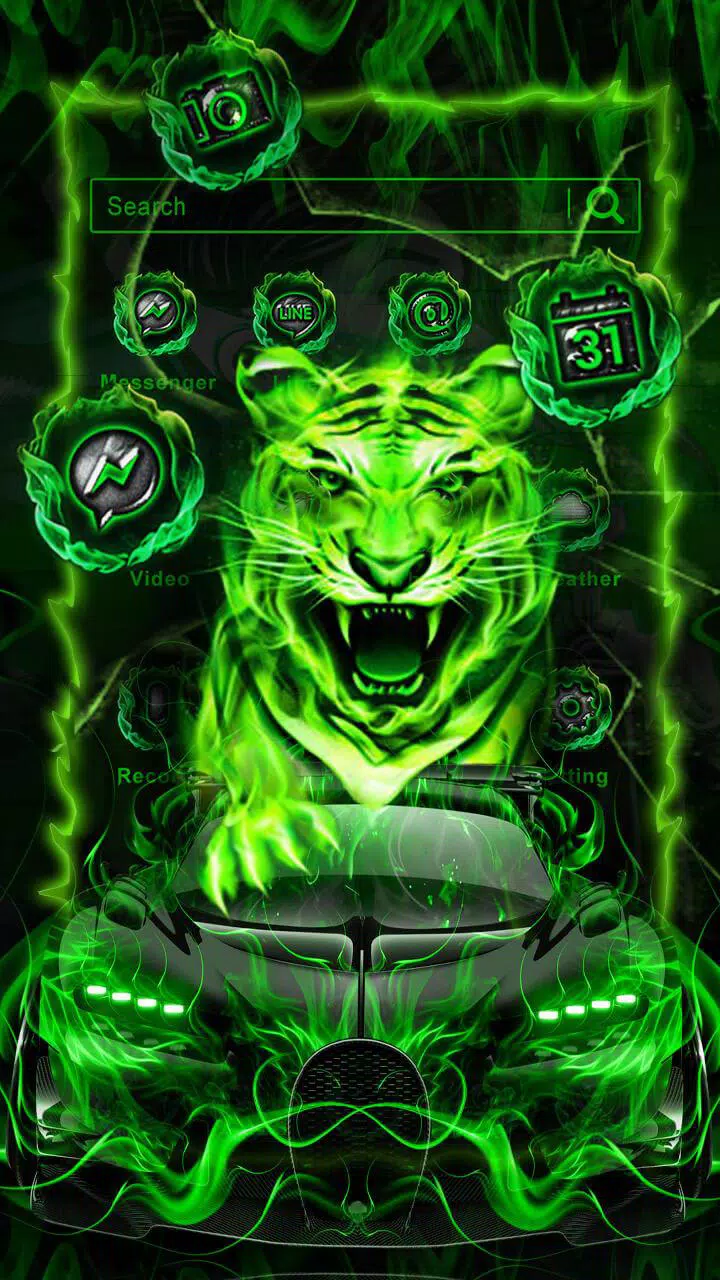 Green Fire Tiger
