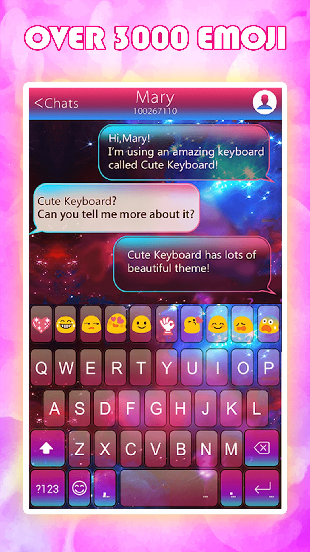 Cute Emoji Keyboard 2020: Themes, Emoticons, GIF APK للاندرويد تنزيل