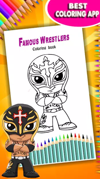 Rey Mysterio Coloring Pages