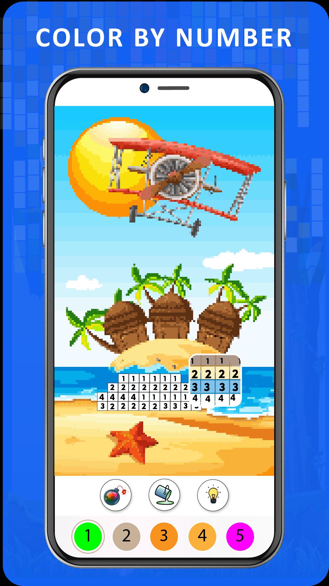 Pixel Art Color Number Game Android APK pixel-art-color-number-game-android-apk