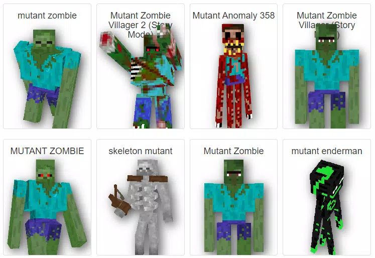 Minecraft Villager Zombie Mutant