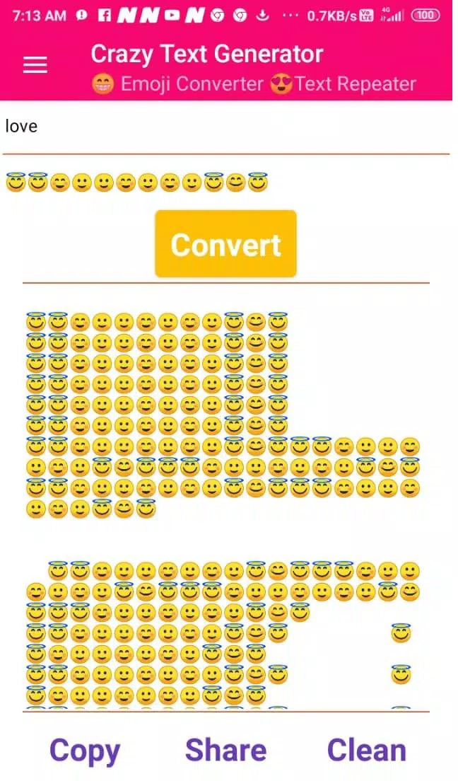 Crazy Text Emoticons