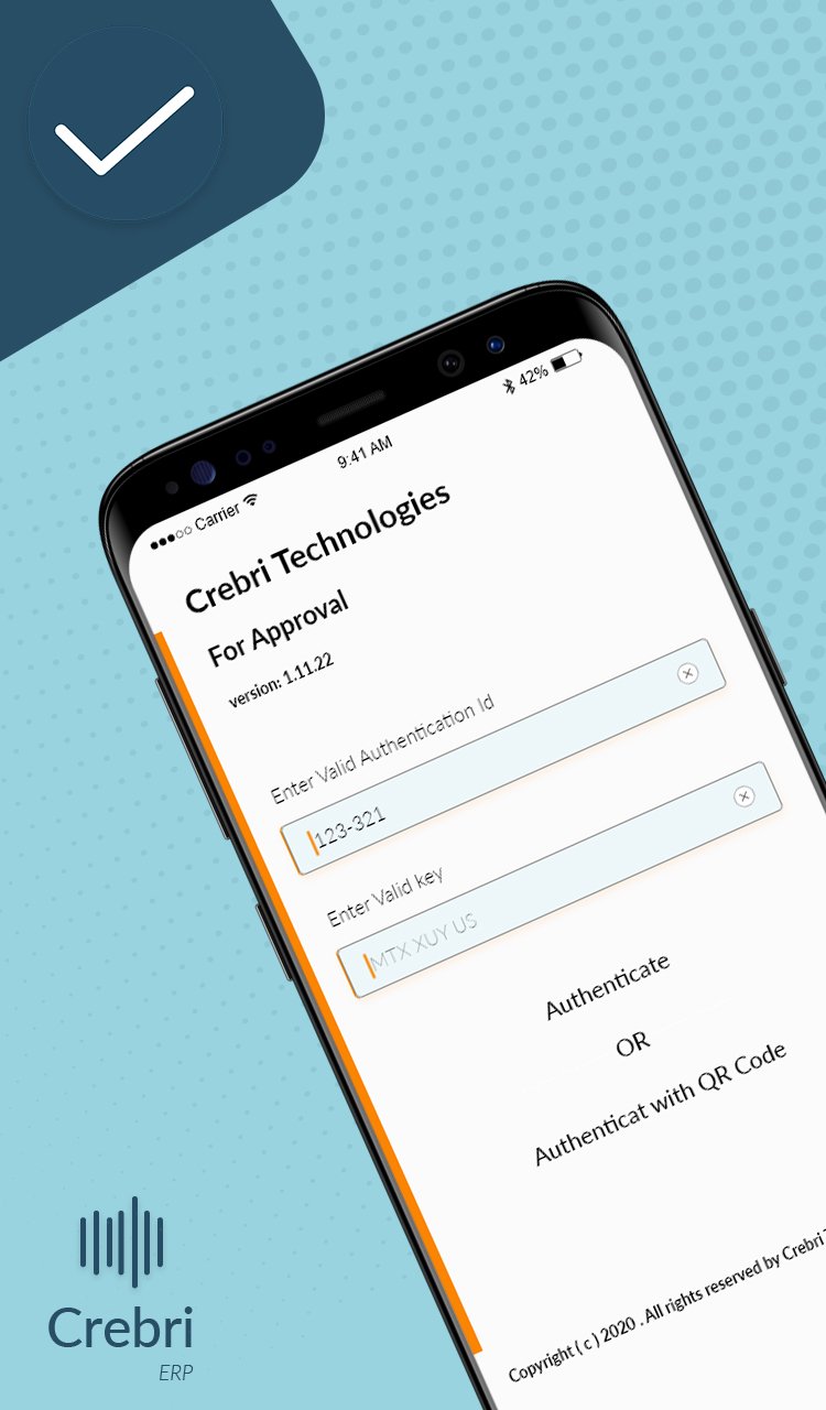 Descargar Crebri ERP Approval APK Última Versión 1.7 para Android