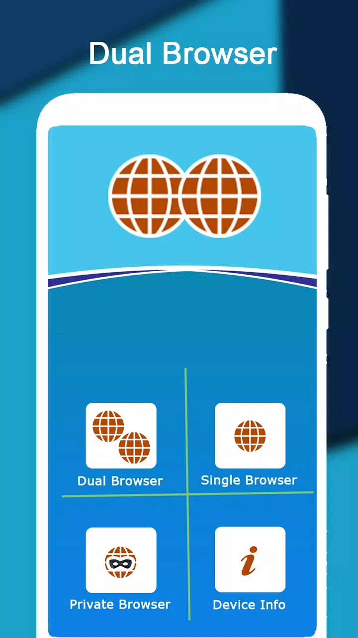 Download Dual Browser split Screen with Private Browser 1.2 APK for Android - Free and Safe Download