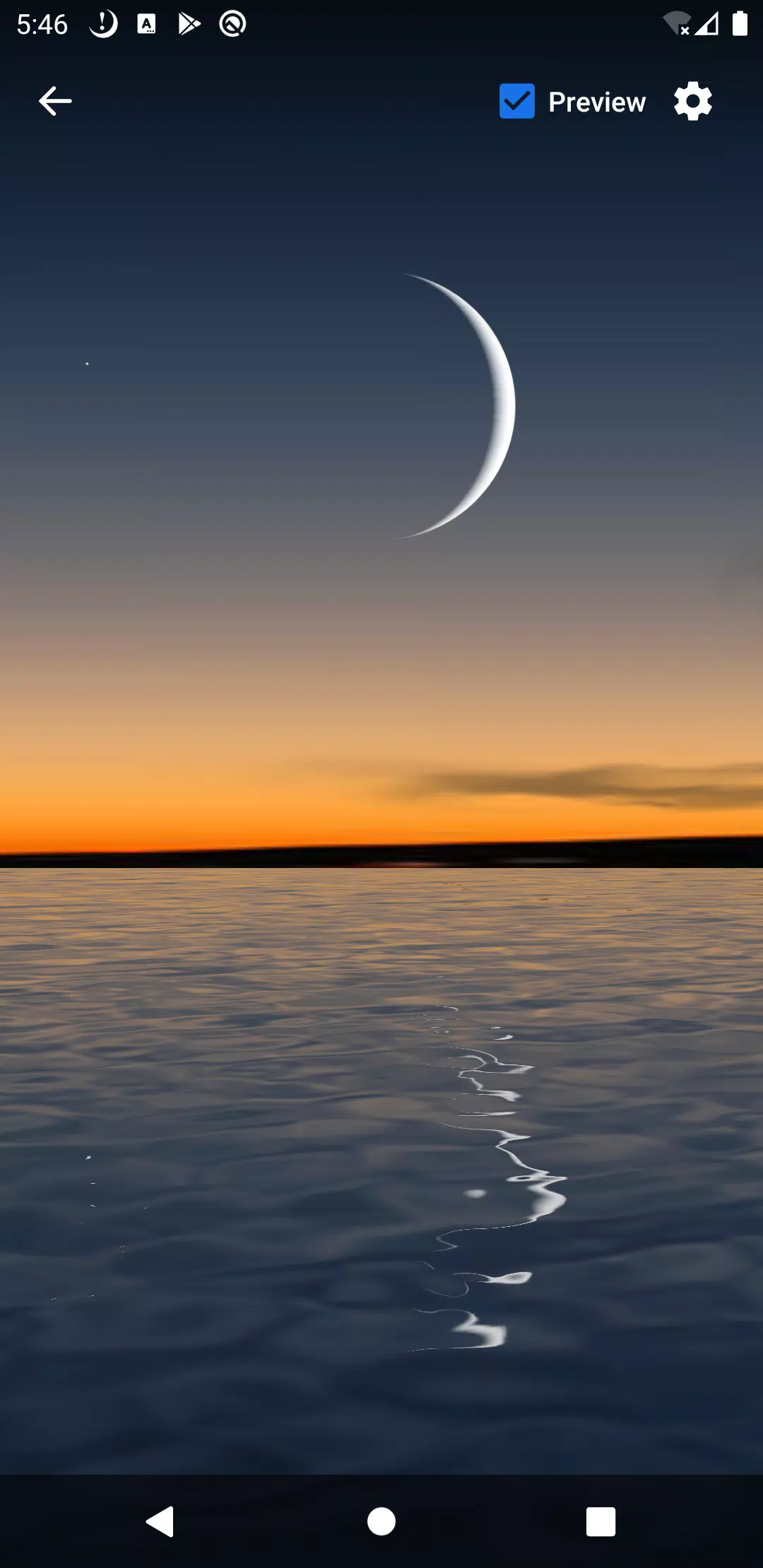 Moon Over River