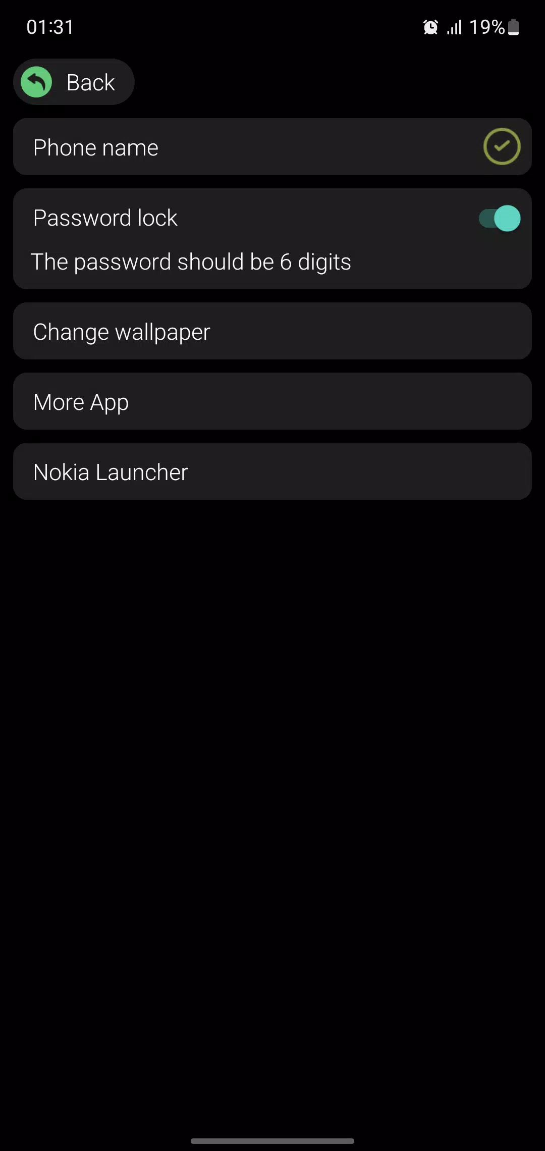 Nokia Lock Screen App