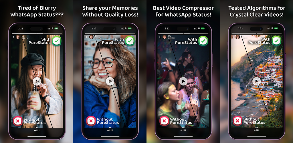How to Download PureStatus: ByeBye Blur Status Latest Version for ...