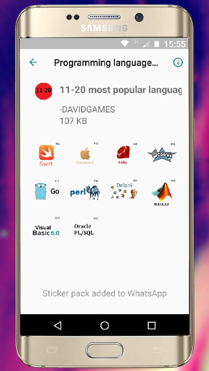 Programming Languages Stickers For Whatsapp For Android Apk Download