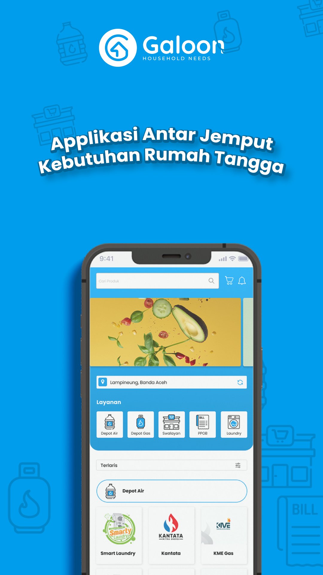 Galoon - Antar jemput Galon APK for Android Download