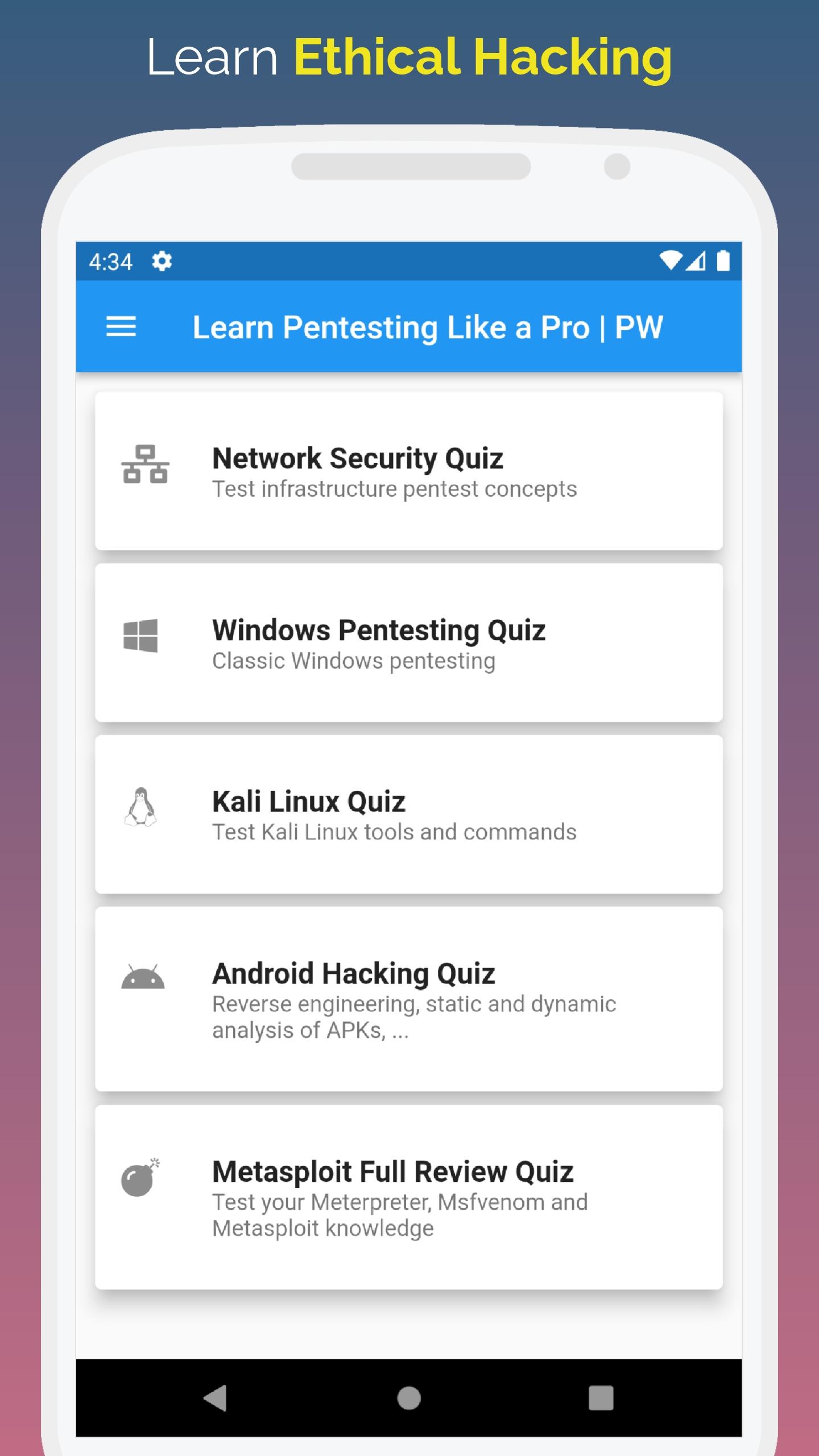Learn Pentesting like a Pro! APK for Android Download Learn Pentesting like a Pro! APK for Android Download
