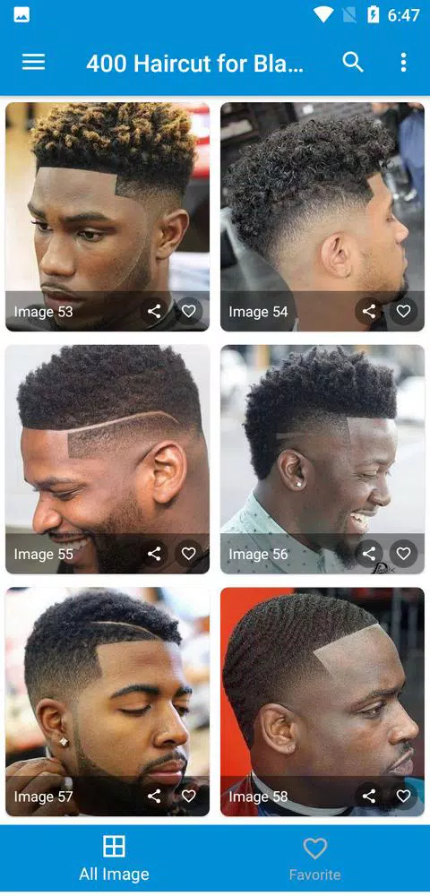 Men Haircuts Chart