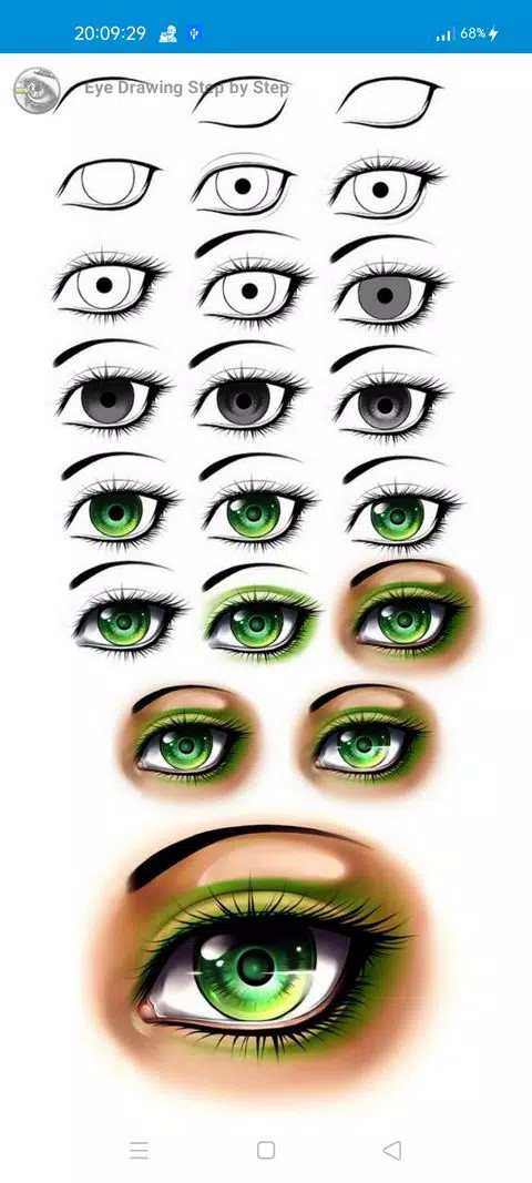 Angry Eye Drawing
