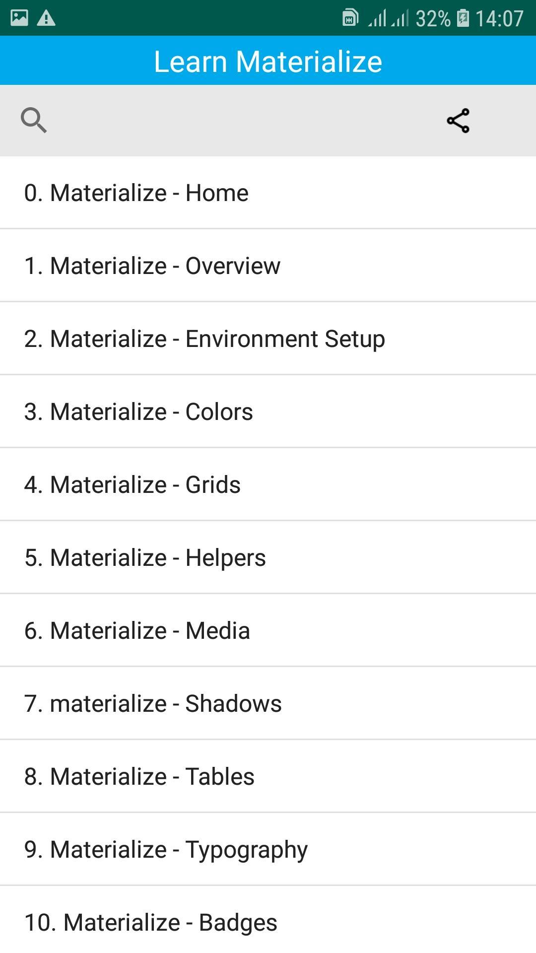 Materialize Tutorial Apk Für Android Herunterladen