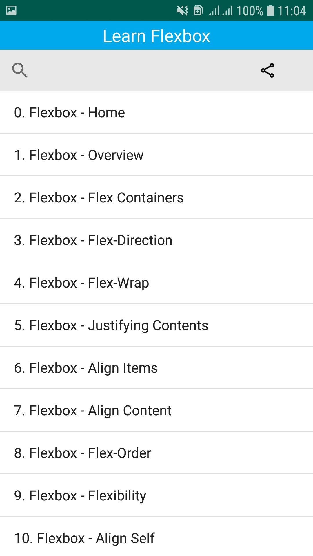 Download do APK de Flexbox Tutorial para Android Download do APK de Flexbox Tutorial para Android