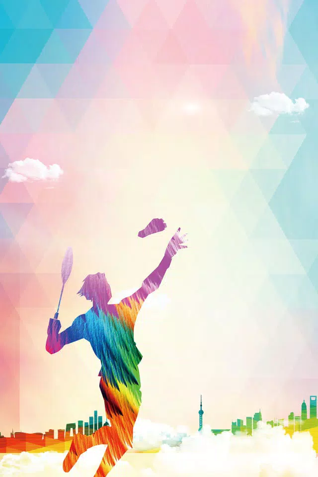 Badminton Jump Smash Wallpaper