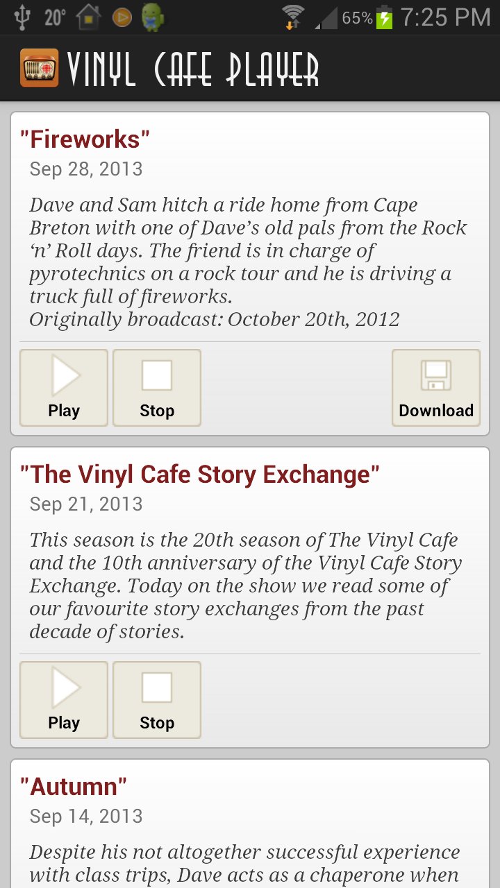 Vinyl Cafe Player APK for Android Download