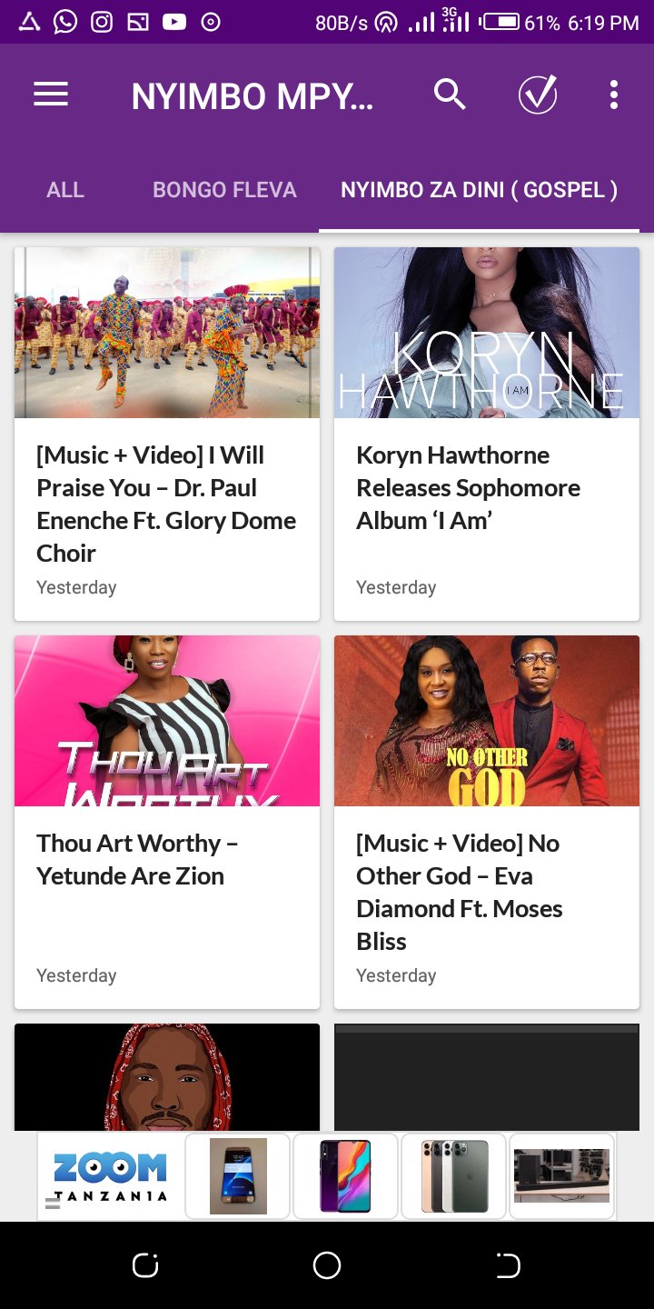 NYIMBO MPYA ZOTE & DOWNLOAD HAPA ALL NEW SONGS APK for Android Download