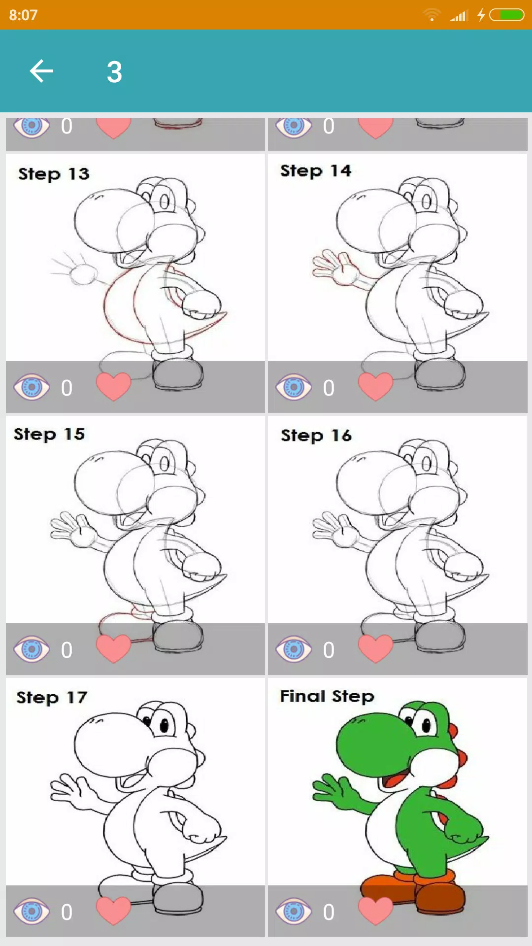 How To Draw Yoshi Step By Step For Kids