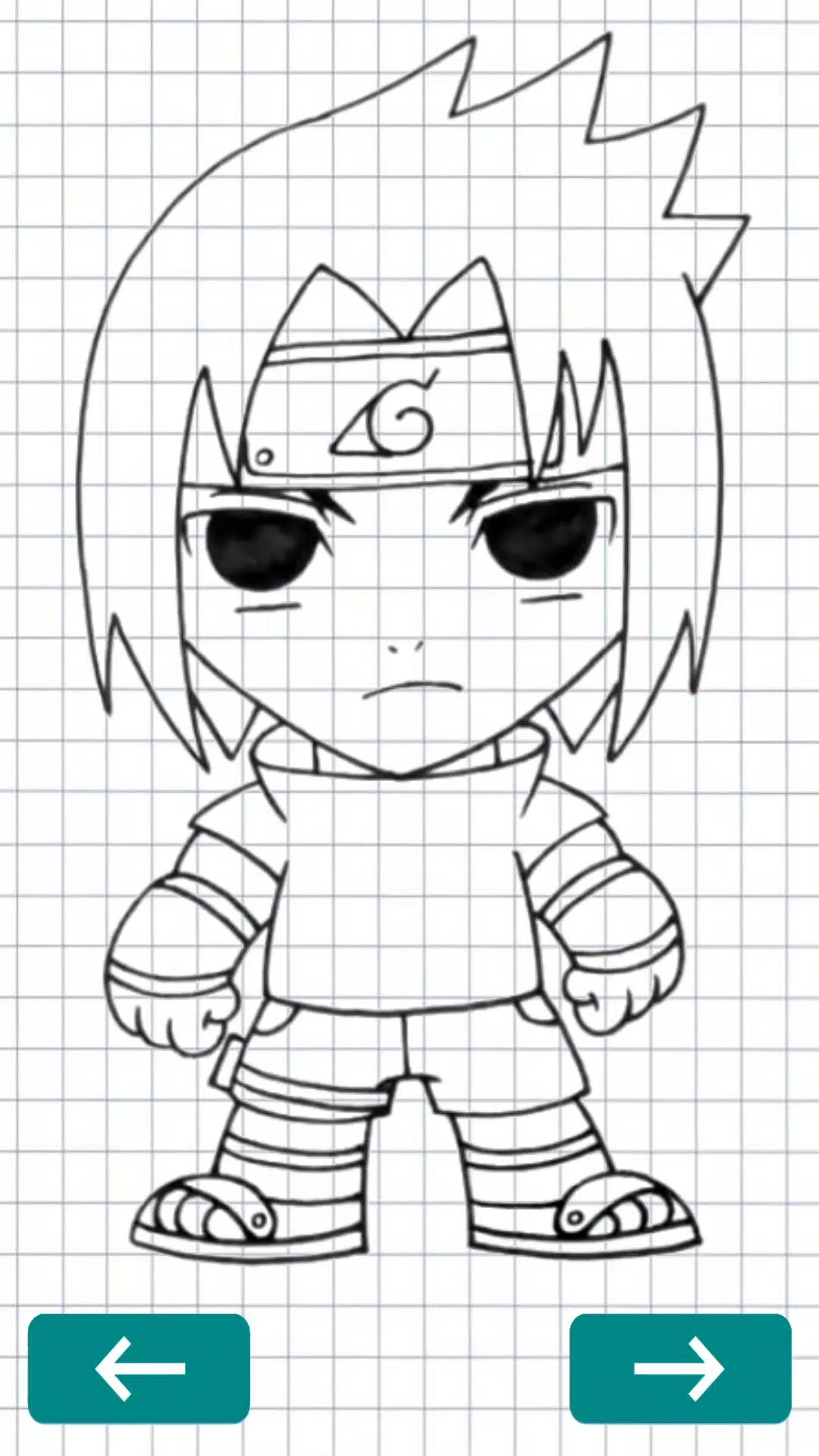 How To Draw Sasuke Uchiha Chibi