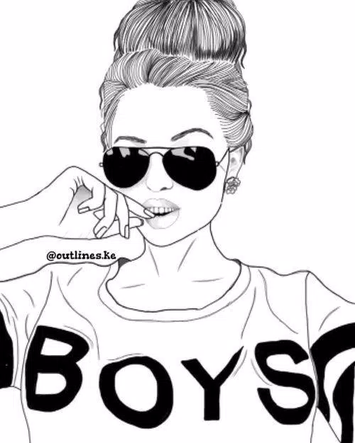 Drawings Of Girls Tumblr