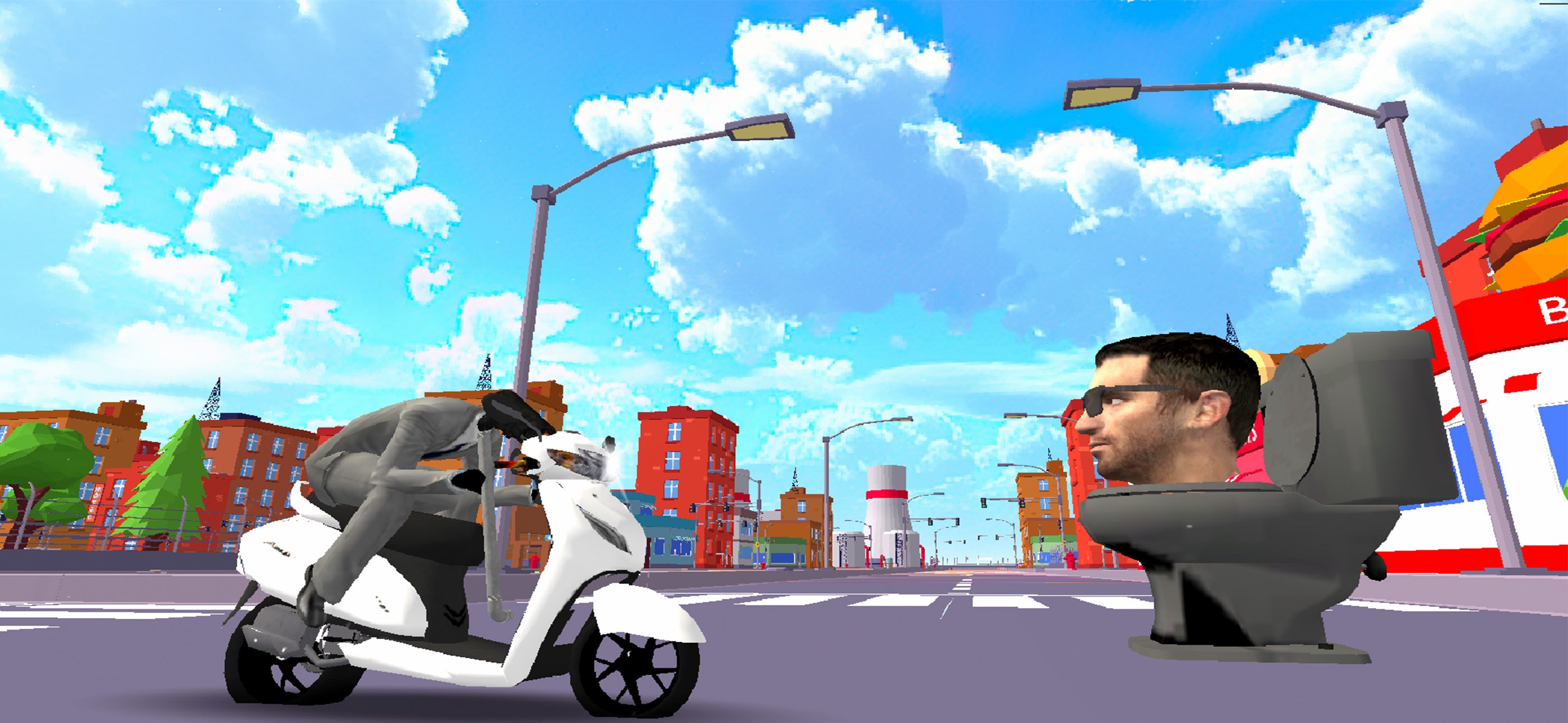 Skibidi Racing Attack: Toilet APK do pobrania na Androida