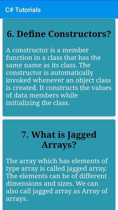 C Sharp Tutorials Apk Voor Android Download