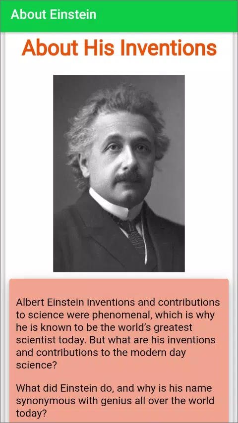 Albert Einsteins Inventions And Discoveries