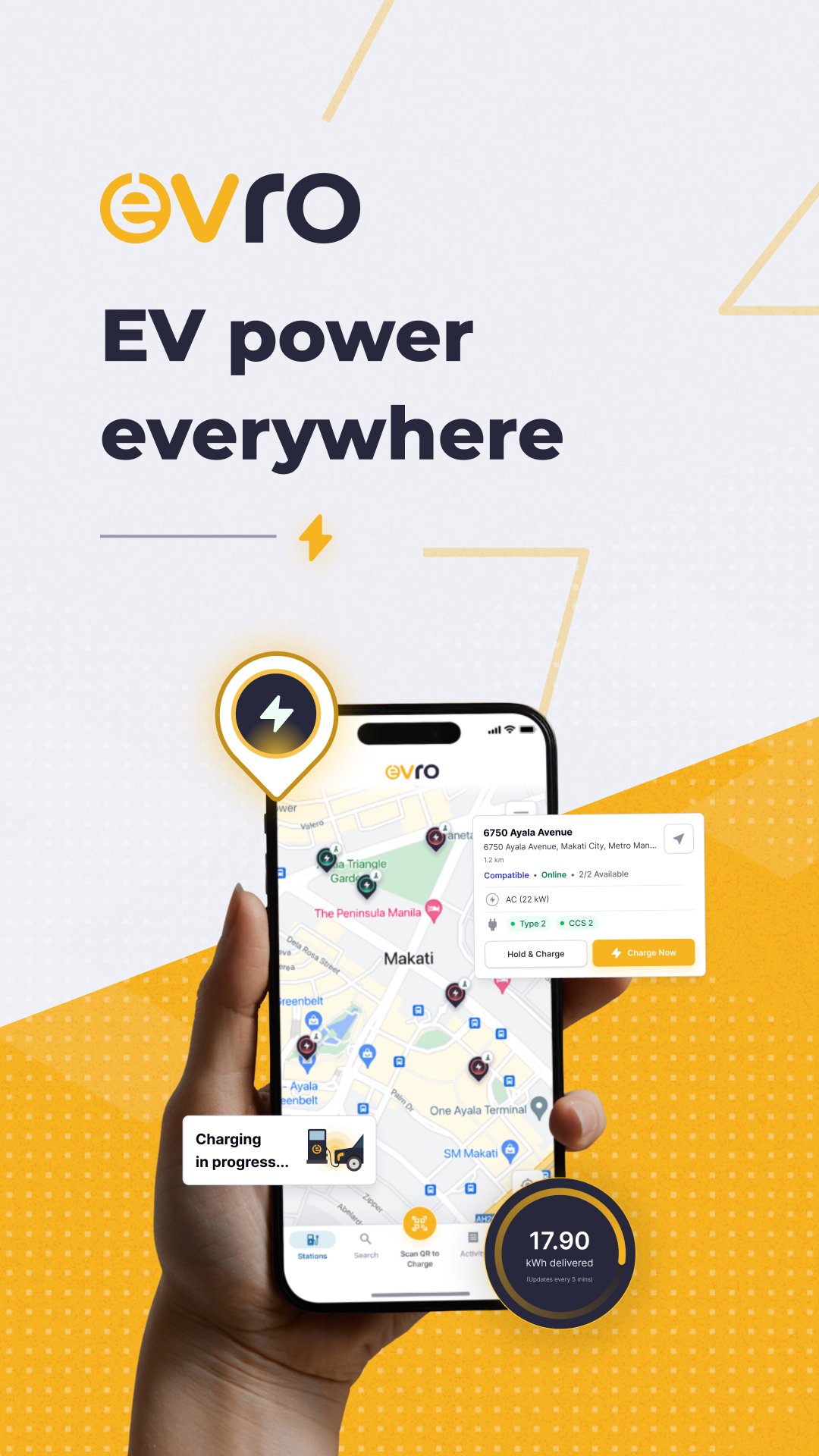 Download EVRO - EV Power Everywhere Latest Version 1.11.5 Android APK File