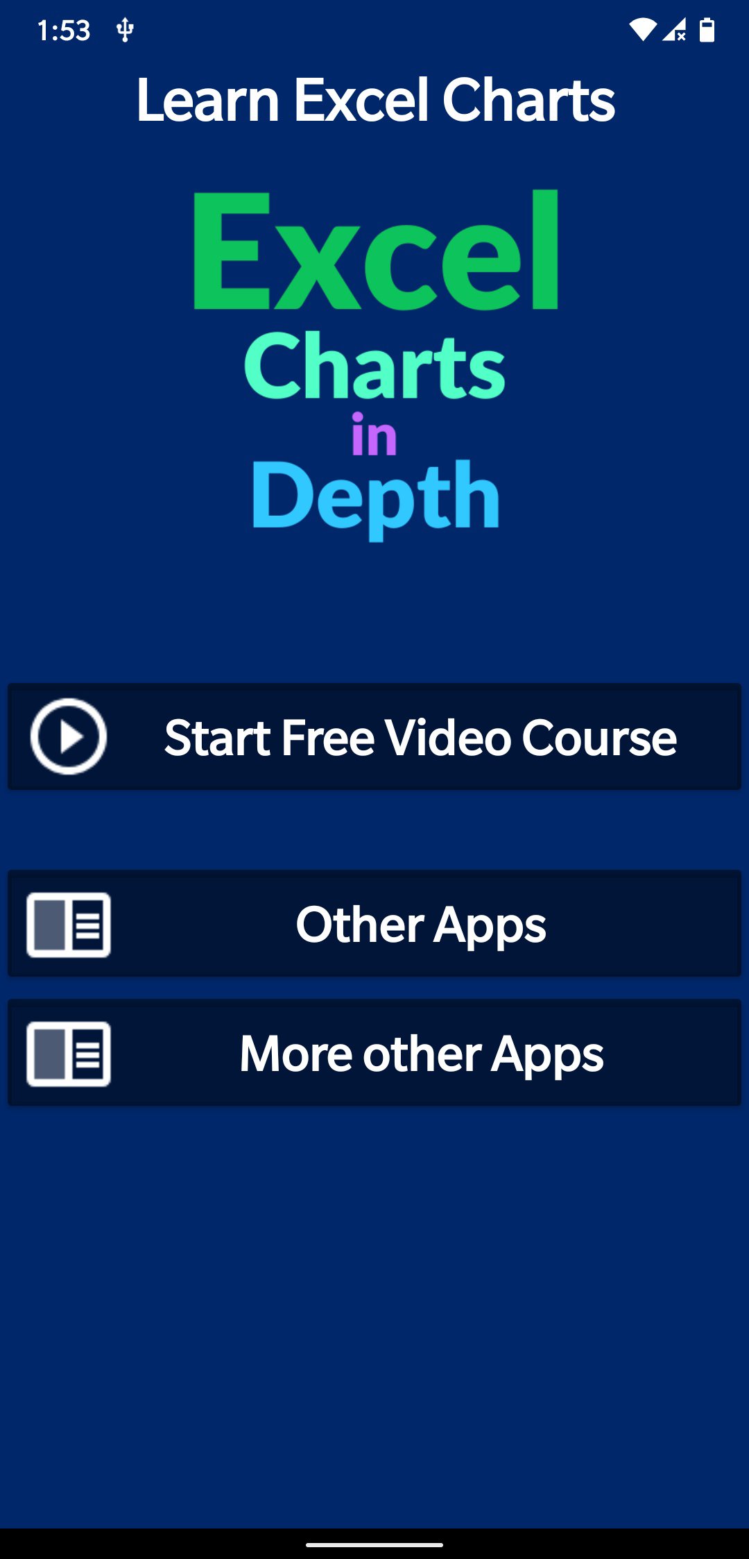 Excel Charts in Depth | 3+ hrs Video Course APK for Android Download