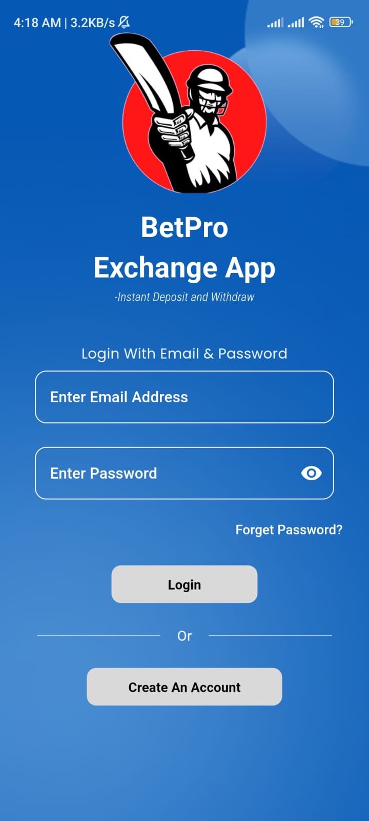 BetPro Exchange APK per Android Download