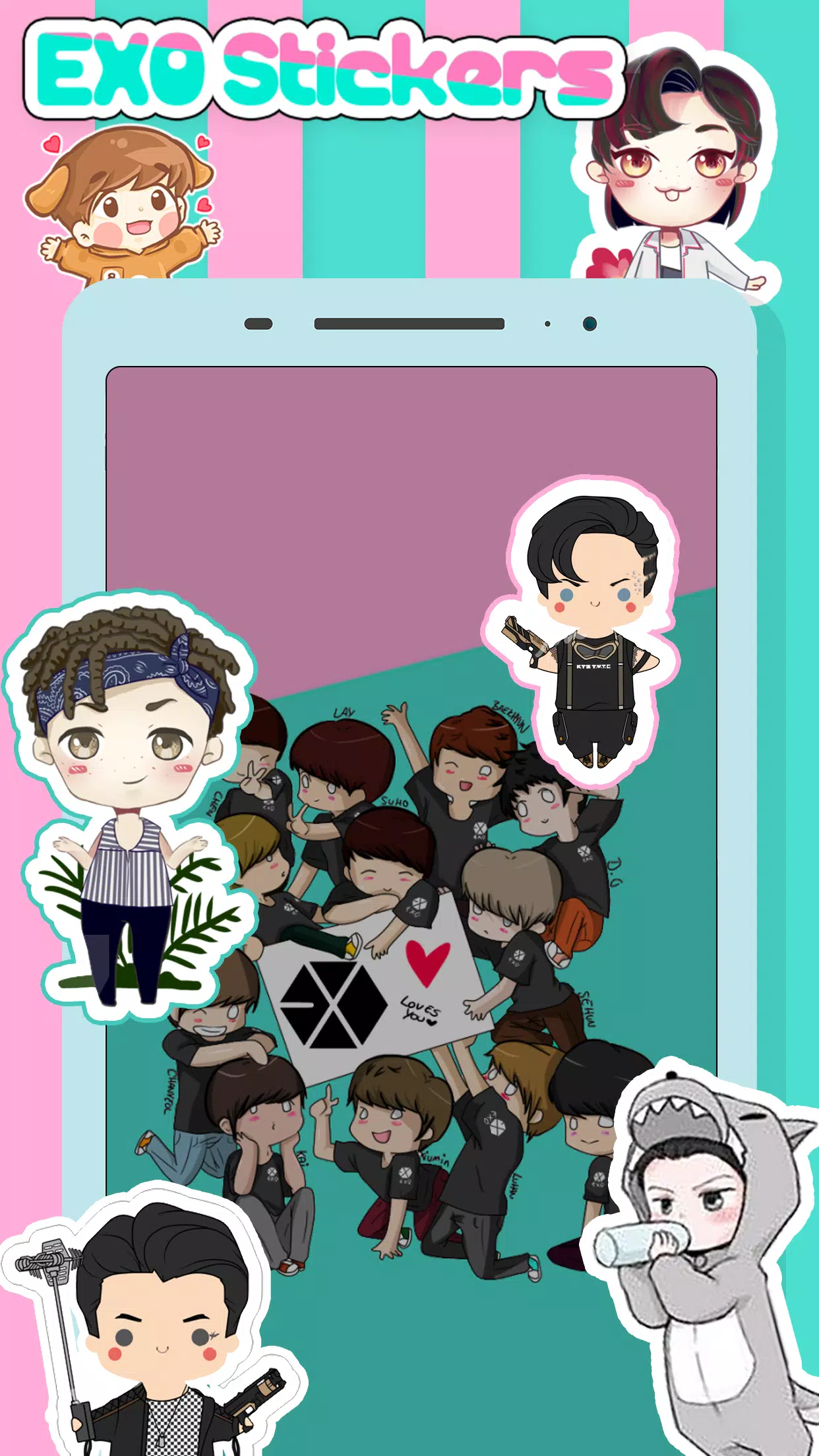 Exo Chibi Wallpaper