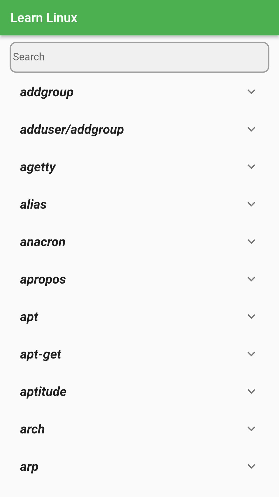 Learn Linux Commands APK للاندرويد تنزيل Learn Linux Commands APK للاندرويد تنزيل