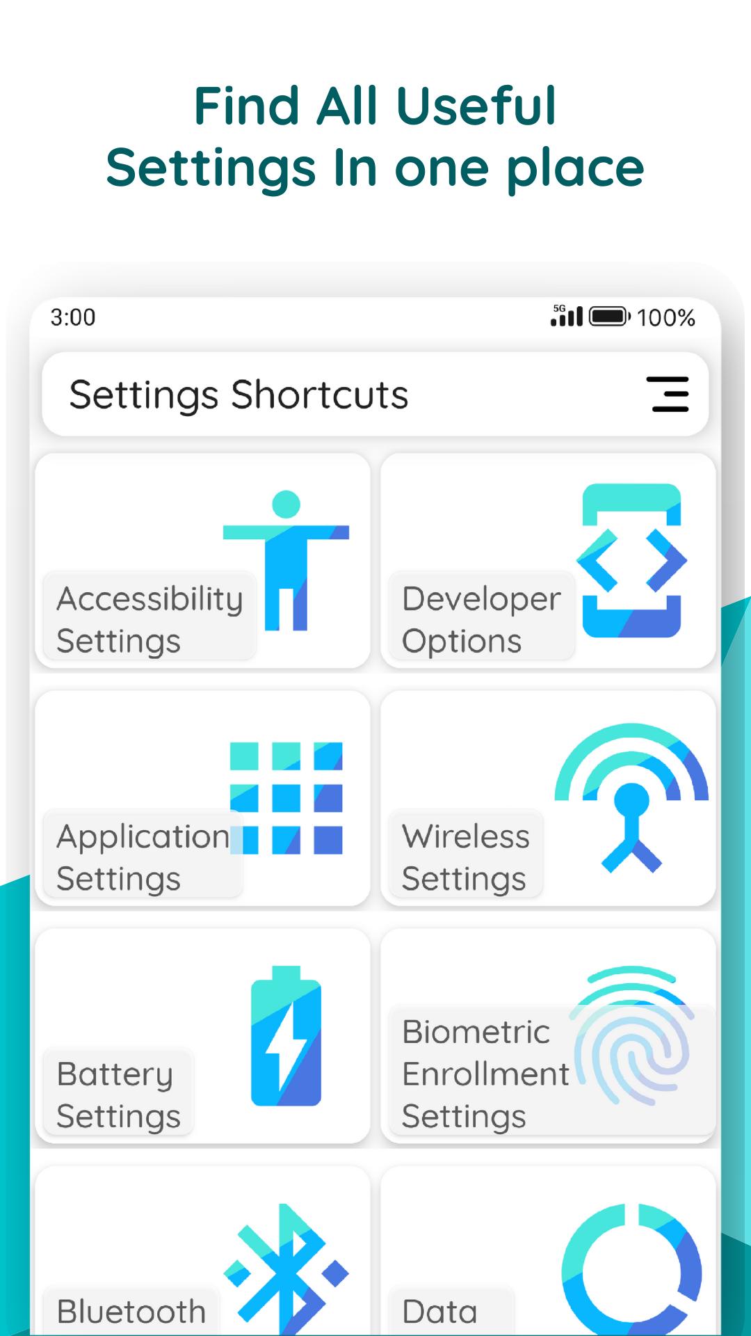 Settings shortcuts: Swift apt APK for Android Download Settings shortcuts: Swift apt APK for Android Download