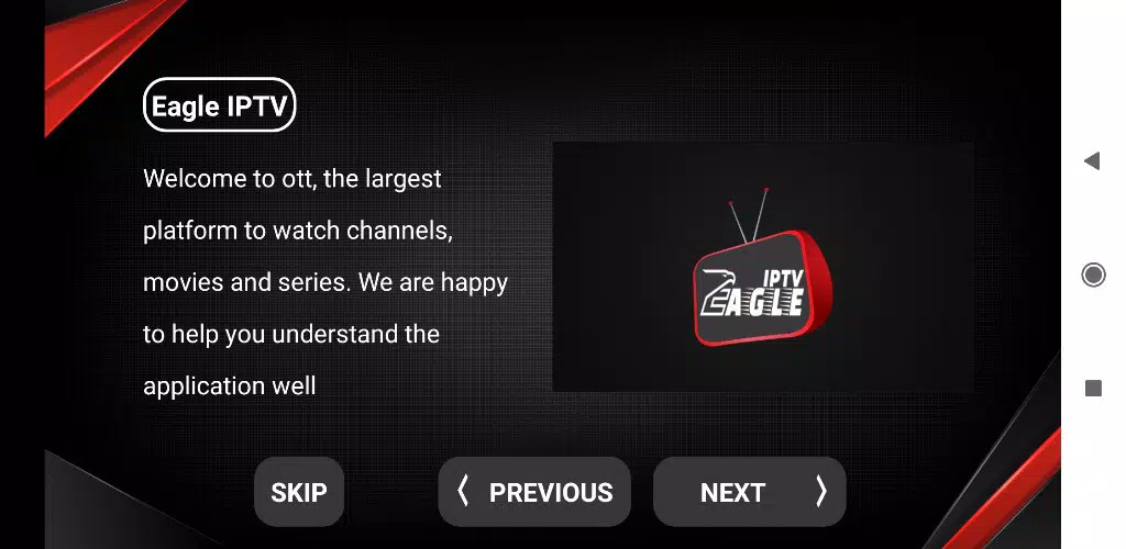 قم بتنزيل APK لـ Eagle IPTV (User&Pass) 1.8 للأندرويد - التحميل المجاني والآمن