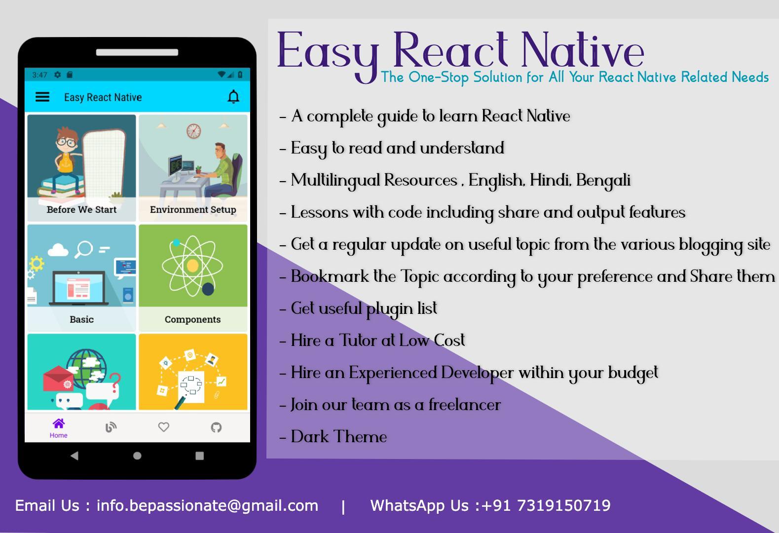Learn React Native Tutorial APK Download for Android - Latest Version Learn React Native Tutorial APK Download for Android - Latest Version