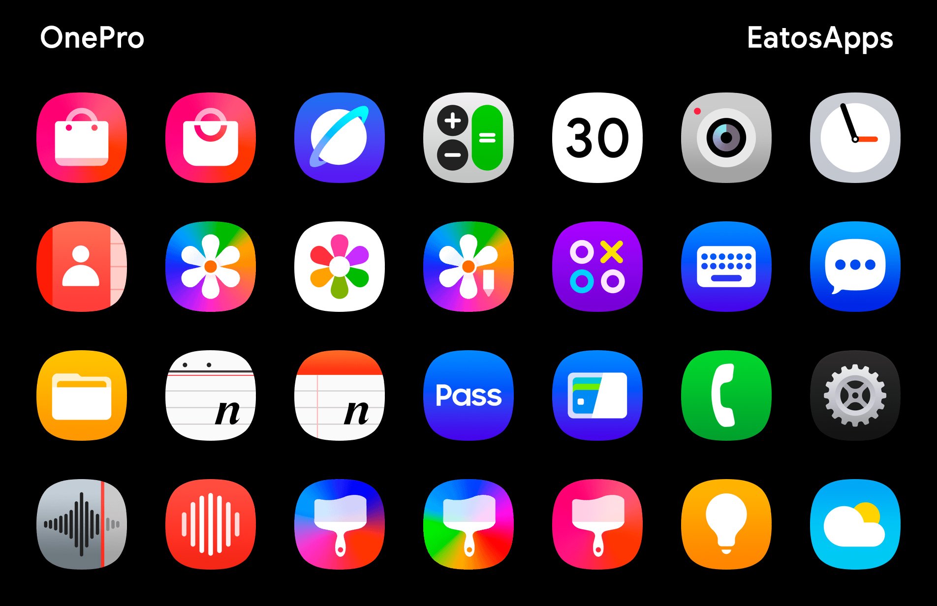 OnePro 7 - Icon Pack Latest Version 2.6 for Android