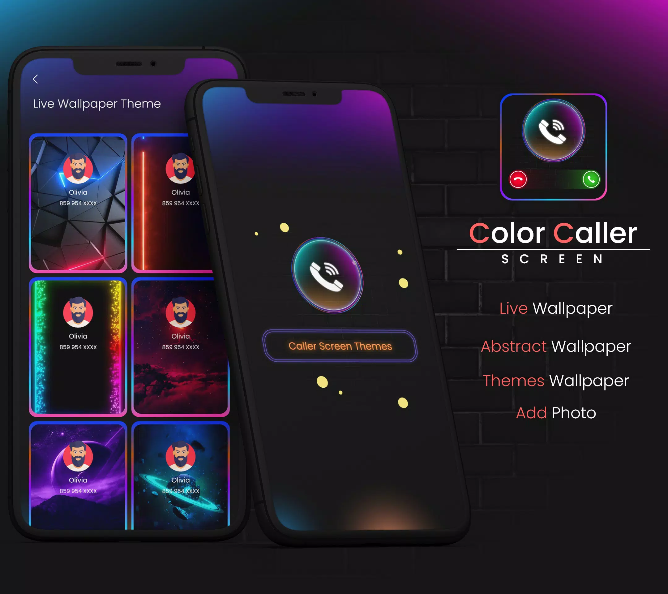 Incoming Call Wallpaper Android