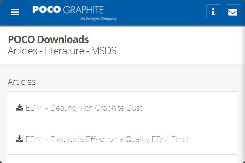 Poco Graphite EDM Tech Manual APK للاندرويد تنزيل