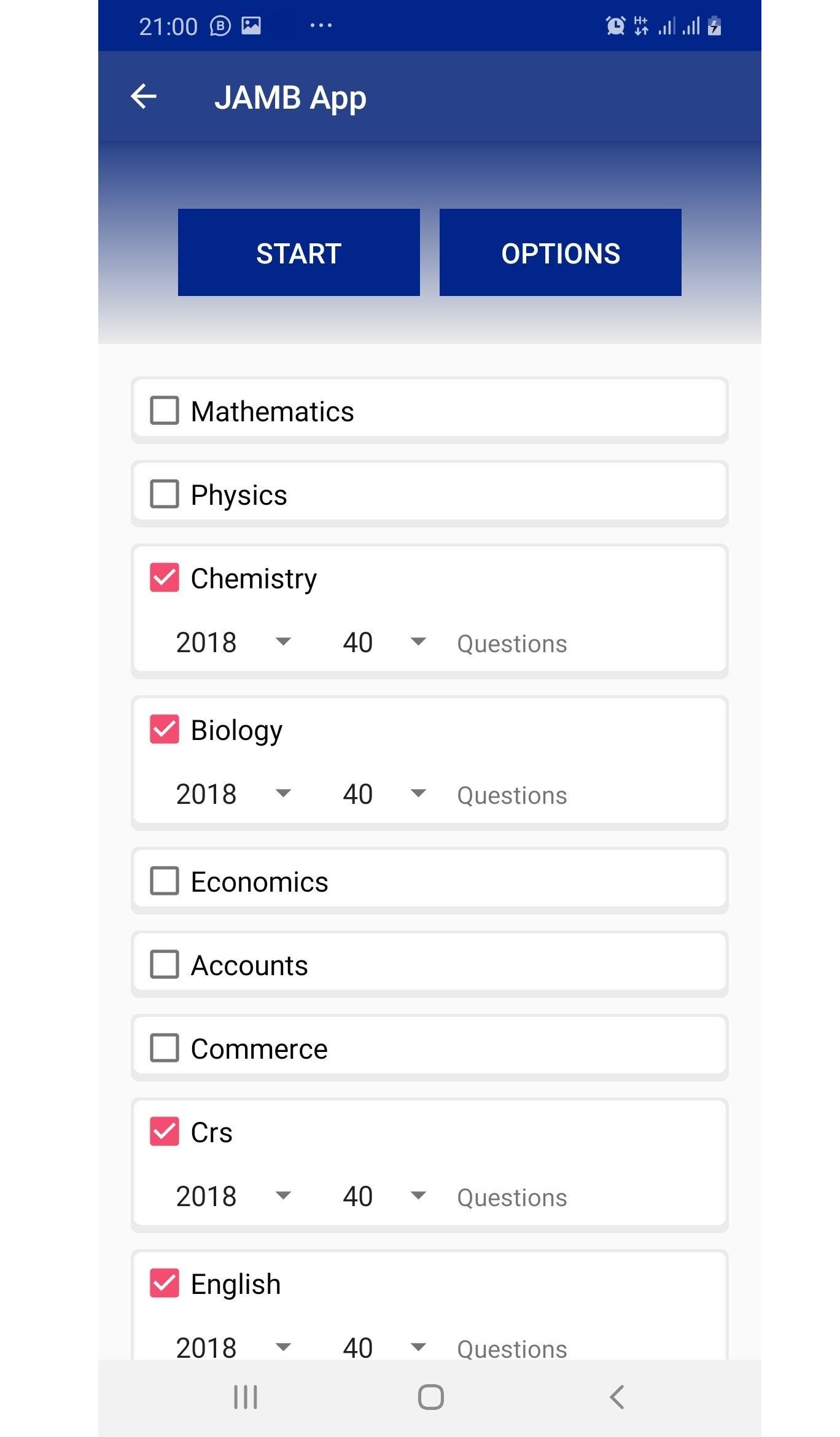 Jamb Past Questions And Cbt 2021 Offline For Android Apk Download