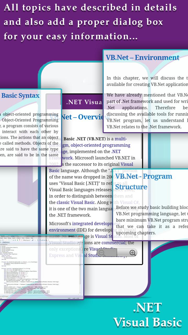 Visual Basic NET Tutorial - VB .NET Examples for Android - APK Download Visual Basic NET Tutorial - VB .NET Examples for Android - APK Download