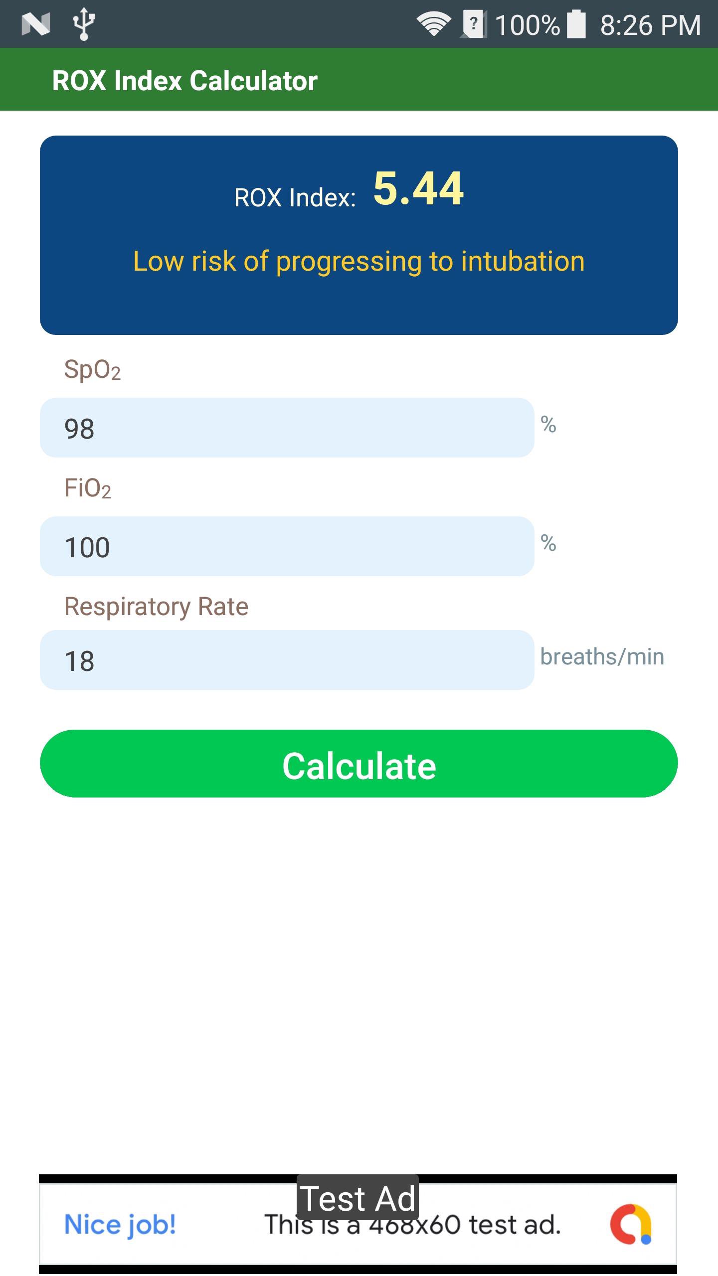 ROX Index Calculator APK for Android Download