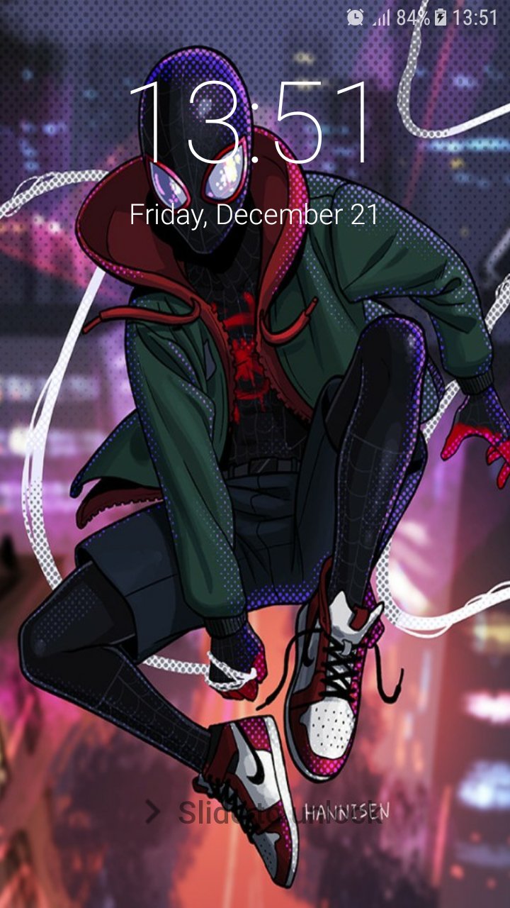 Spider Miles Morales lock screen APK voor Android Download