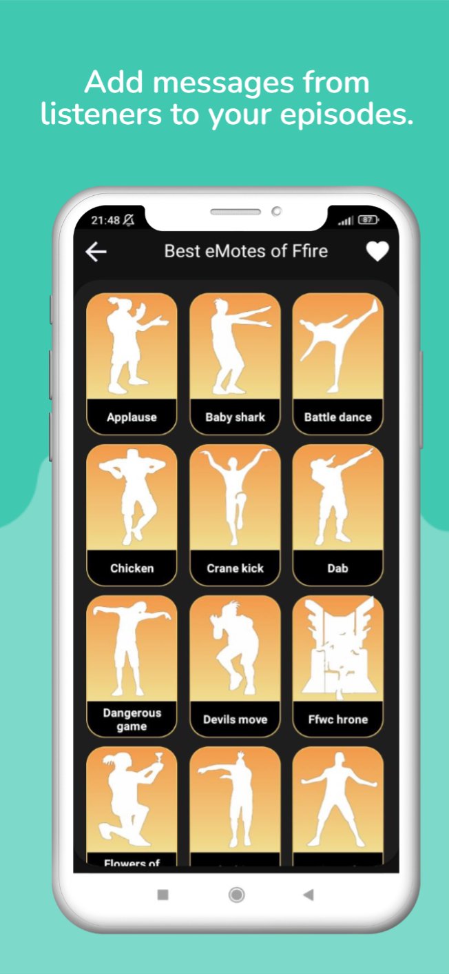 FF emotes drawings characters APK للاندرويد تنزيل