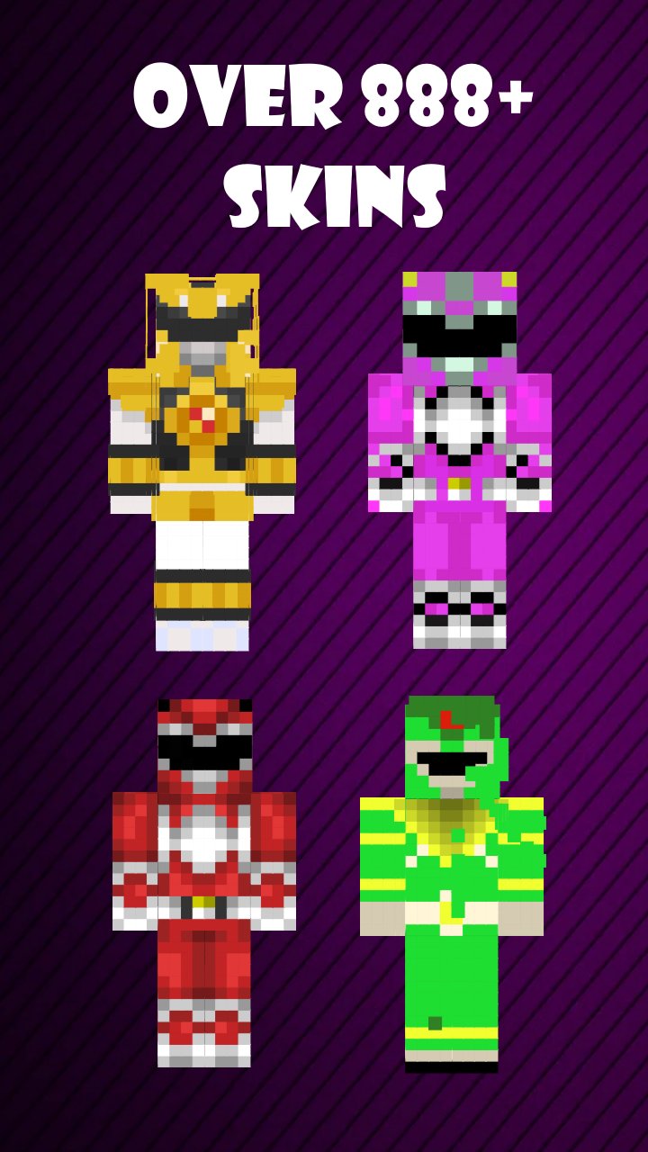 Power ranger skins for minecraft APK للاندرويد تنزيل