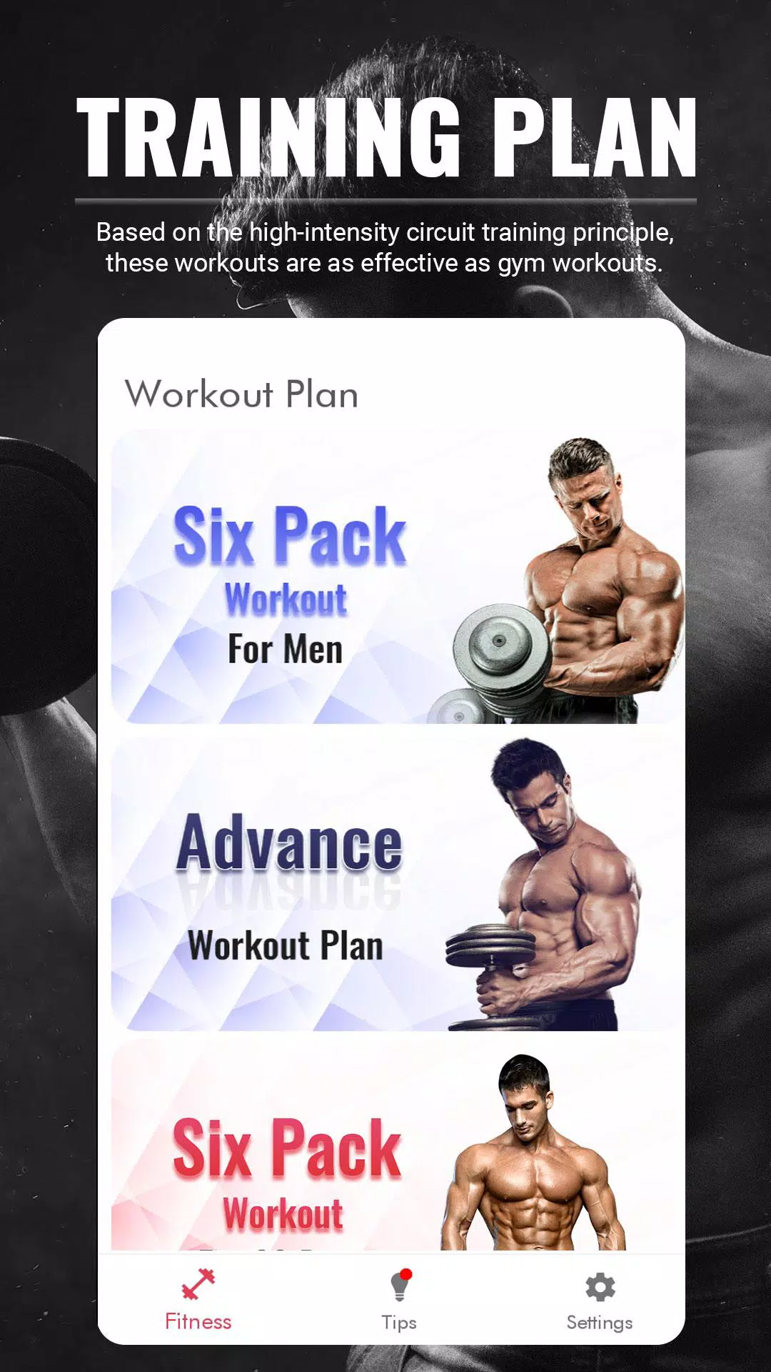 Six Pack Workout Chart