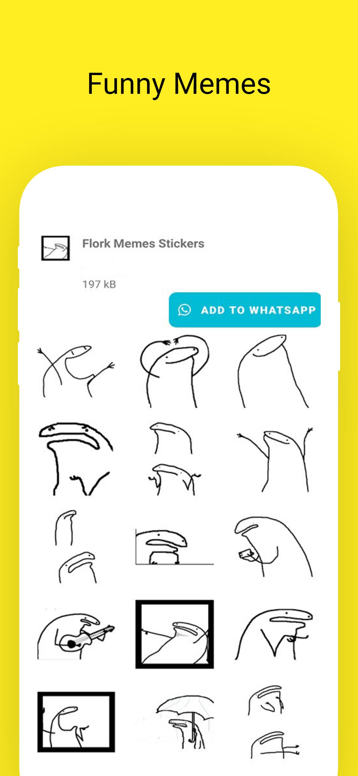 Flork Memes Stickers Apk Do Pobrania Na Androida